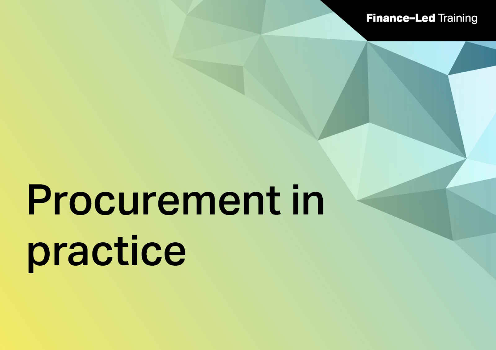 Commonwealth Procurement and Contract Management Training Suite ...